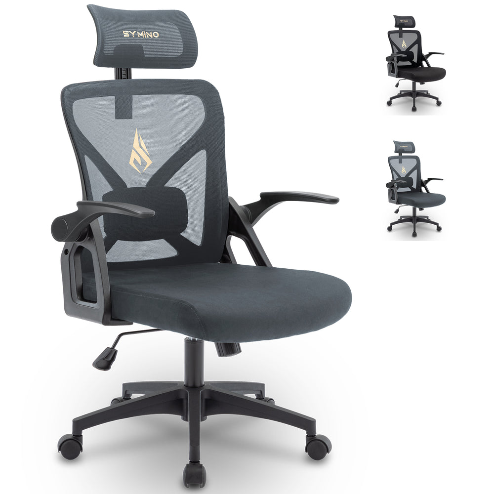 Gaming Chair, Breathable Office Chair, Adjustable Rotating Task Chair ...