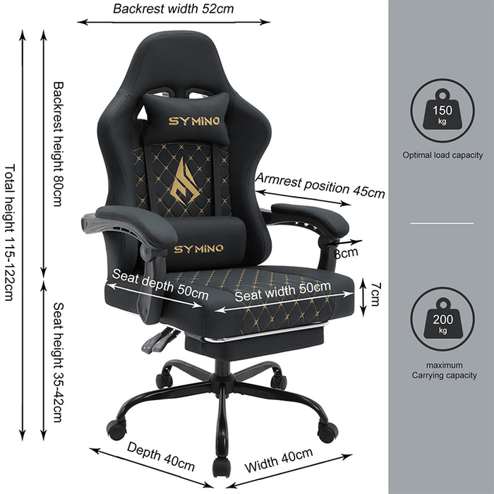 Symino Gaming Chairs - Comfort and Ergonomics