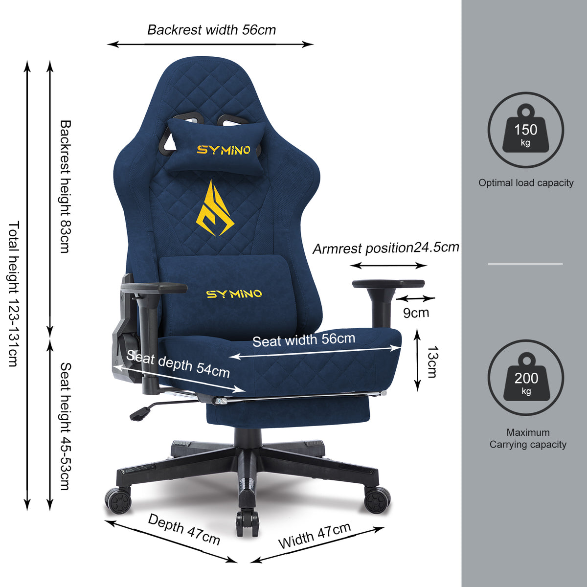 Symino Gaming Chairs - Comfort and Ergonomics