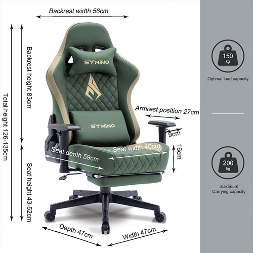 Symino Gaming Chairs - Comfort and Ergonomics