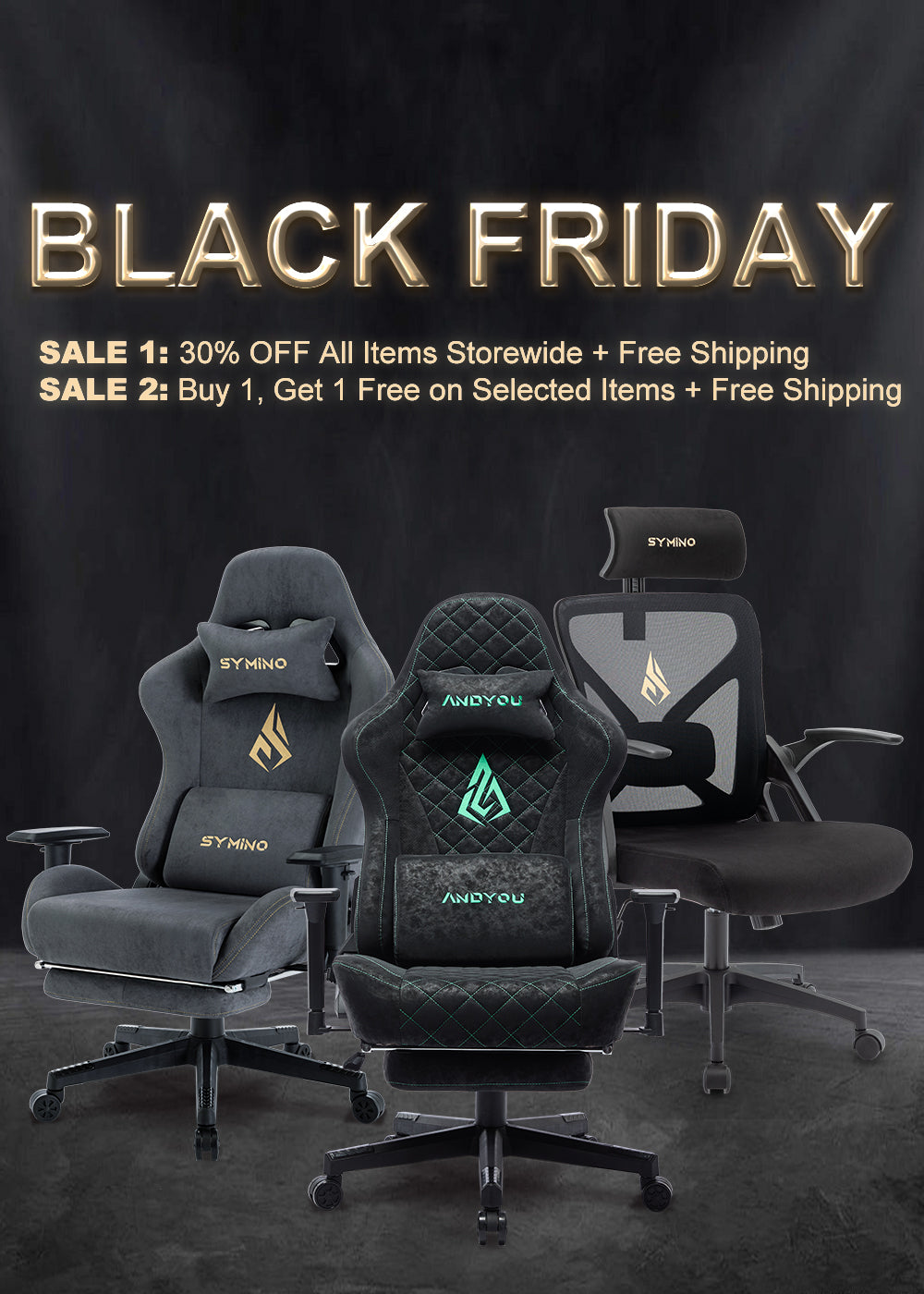 Symino Gaming Chairs - Comfort and Ergonomics